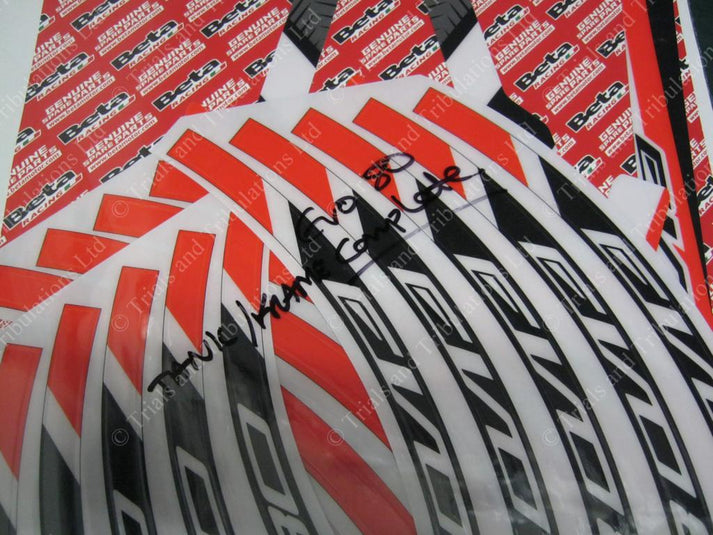 Beta Evo 80 2019 Tank-Frame decal kit – Trials and Tribulations